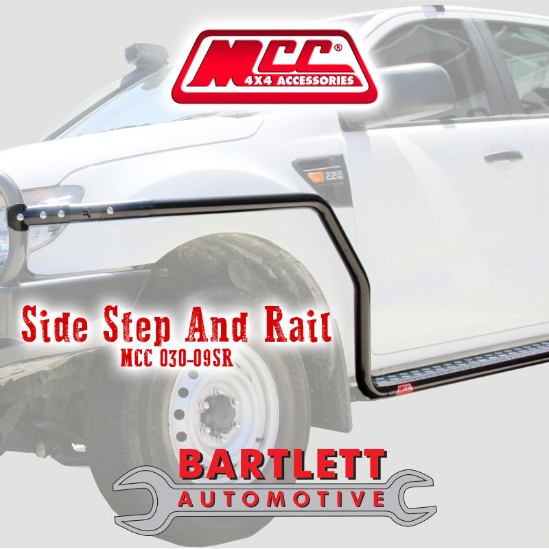 Ford Ranger PX 16 MK II - MCC 4x4 Side Steps & Side Rails – Bartlett Auto