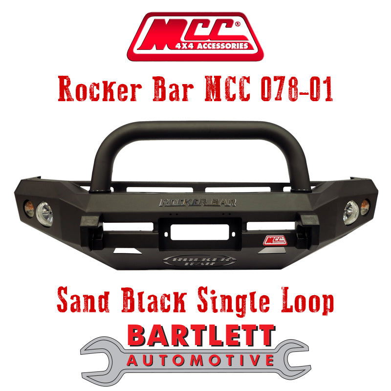 Isuzu MU-X (Wagon) 13-Present - MCC 4x4 Rocker Bar Bullbar – Bartlett Auto